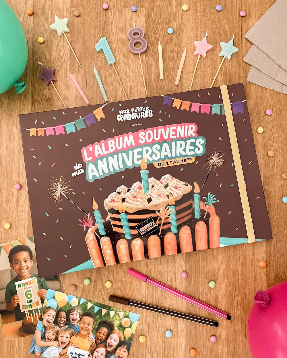 Album souvenir de mes anniversaires | de 1 à 18 ans – Nos Petites Aventures